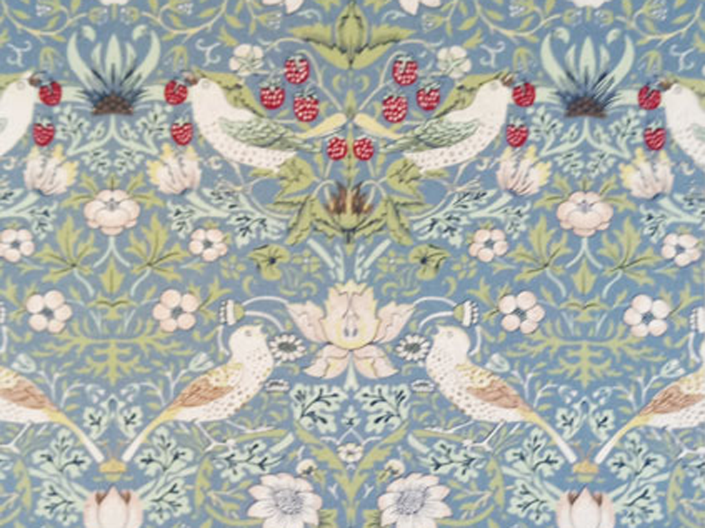 William Morris Strawberry Thief Blue Kitchen Linen – Jansons Direct Linens